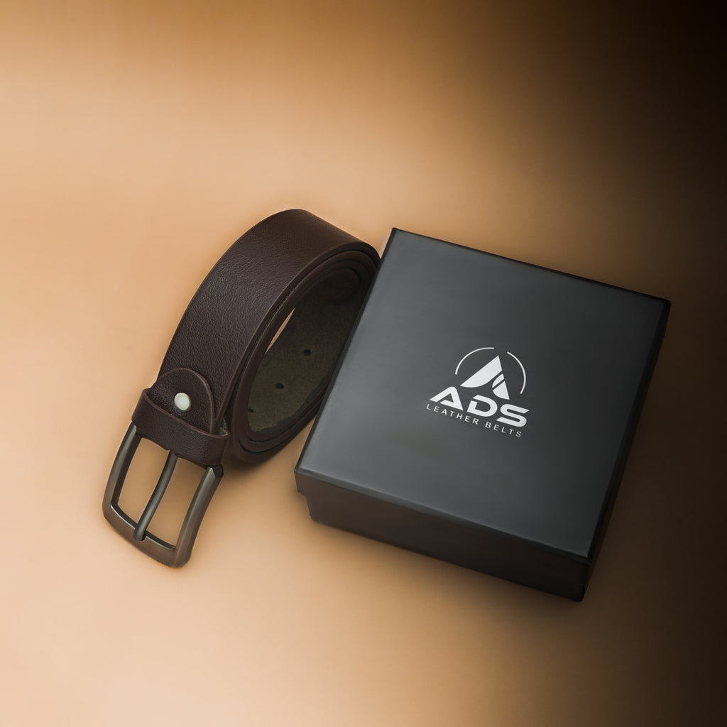 Full Grain Softy Leather Belt Brown Art #667